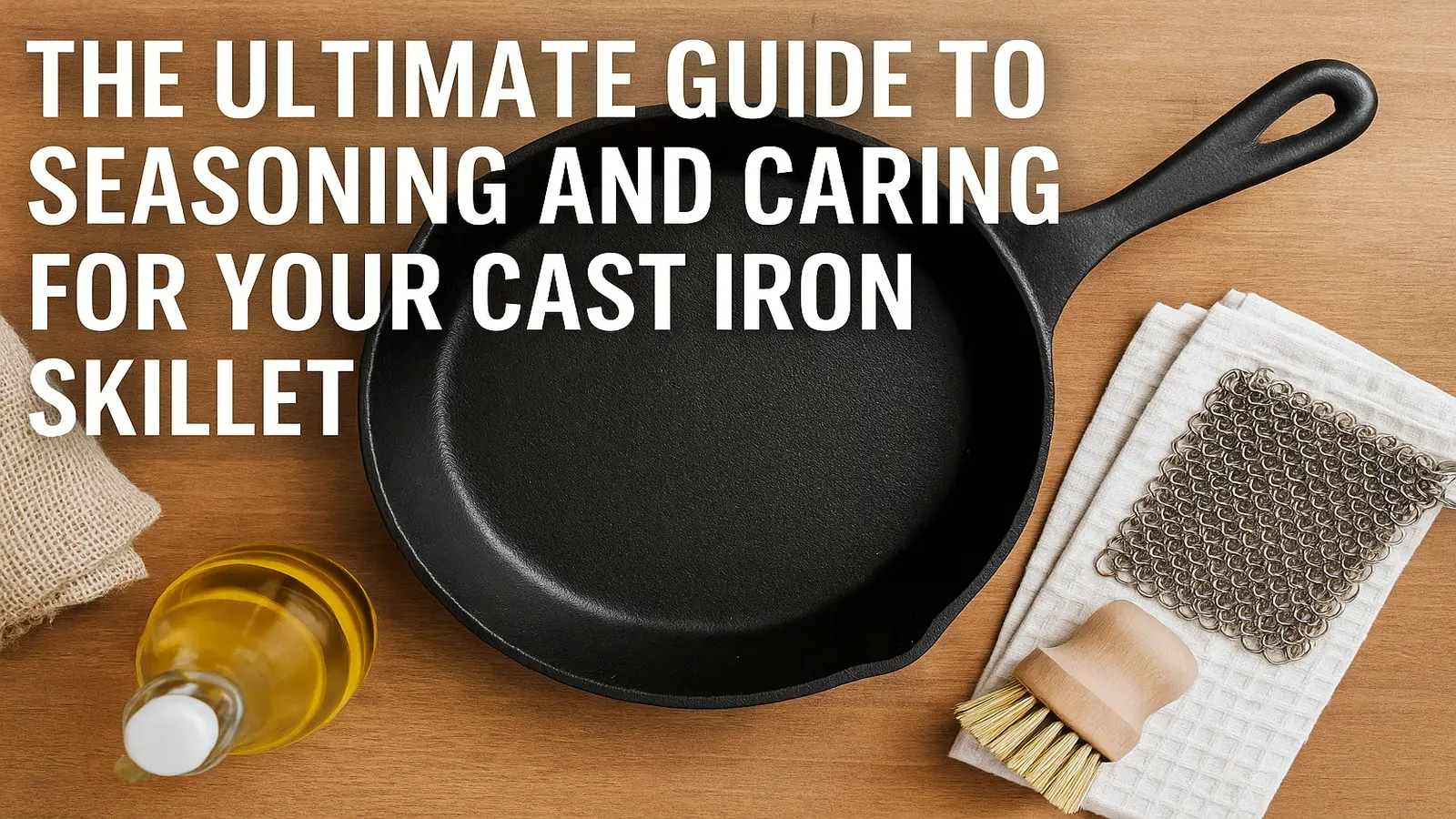 Cast Iron Skillet : Tips to Keep It Like New - Kiya's Kitchen